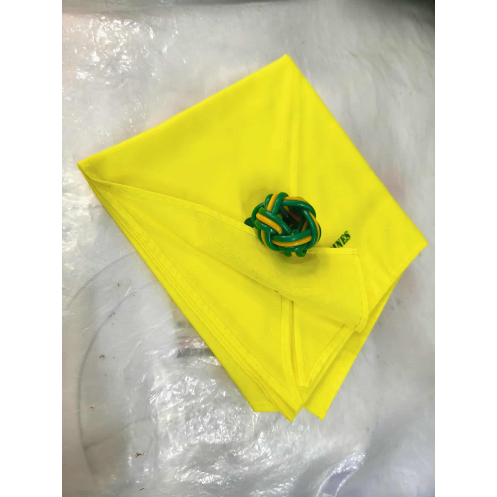 yellow girl scouting star grade1-3 panyo neckerchief | Shopee Philippines