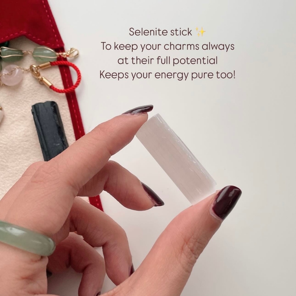 Selenite stick for protection and cleansing(thick) | Shopee Philippines