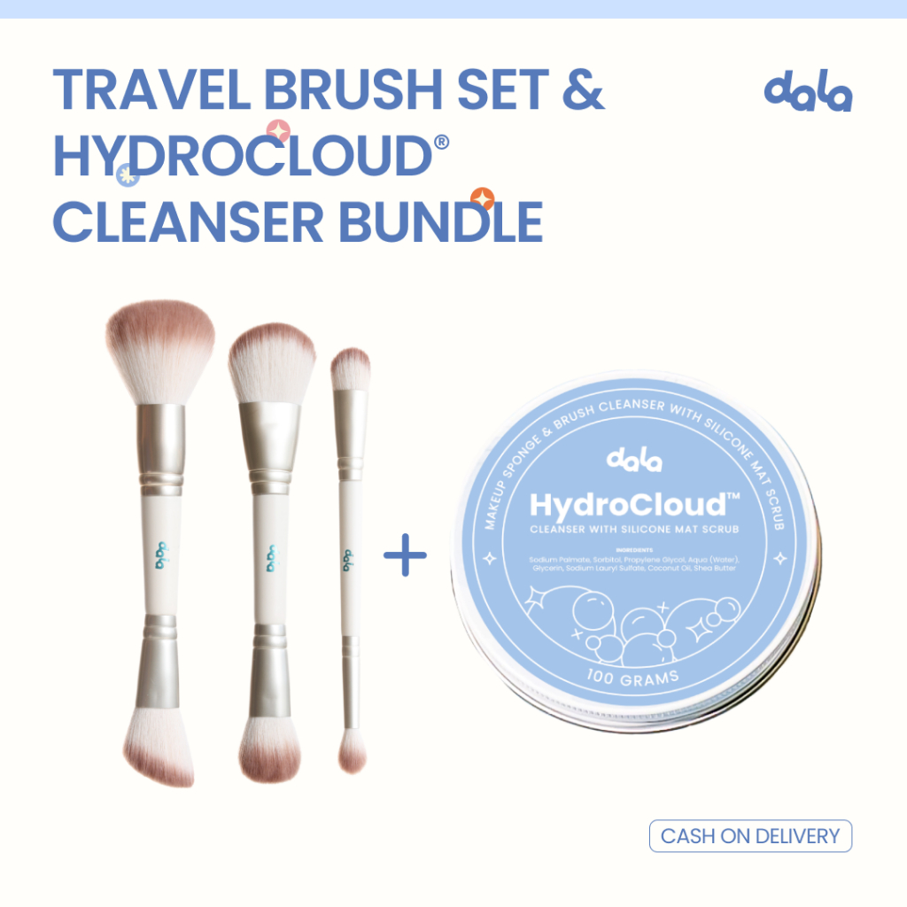 DALA Two Easy Brushes + Cleanser Bundle - Soft Synthetic Bristles ...