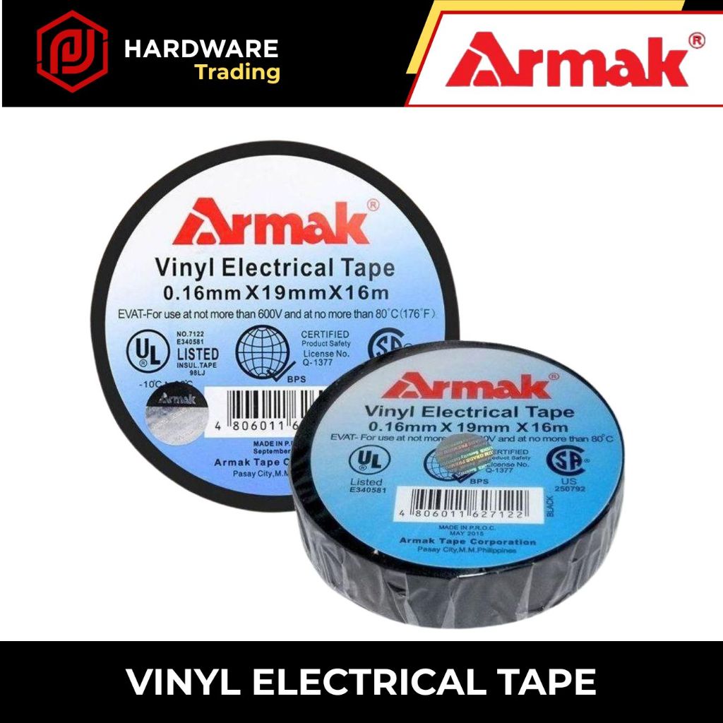 ARMAK Vinyl Electrical Tape - Tools | Shopee Philippines