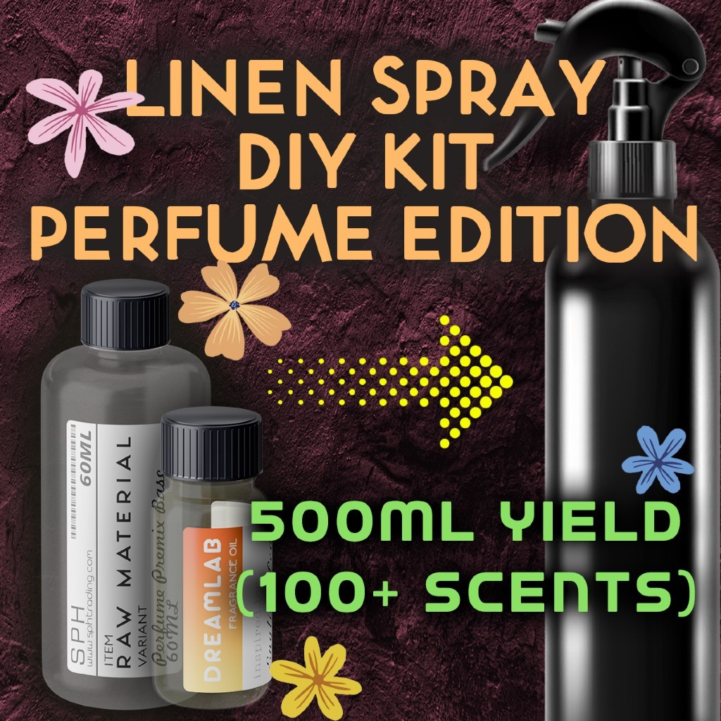 DREAMLAB Linen/Room Spray DIY Kit Perfume Edition (500ML Yield ...