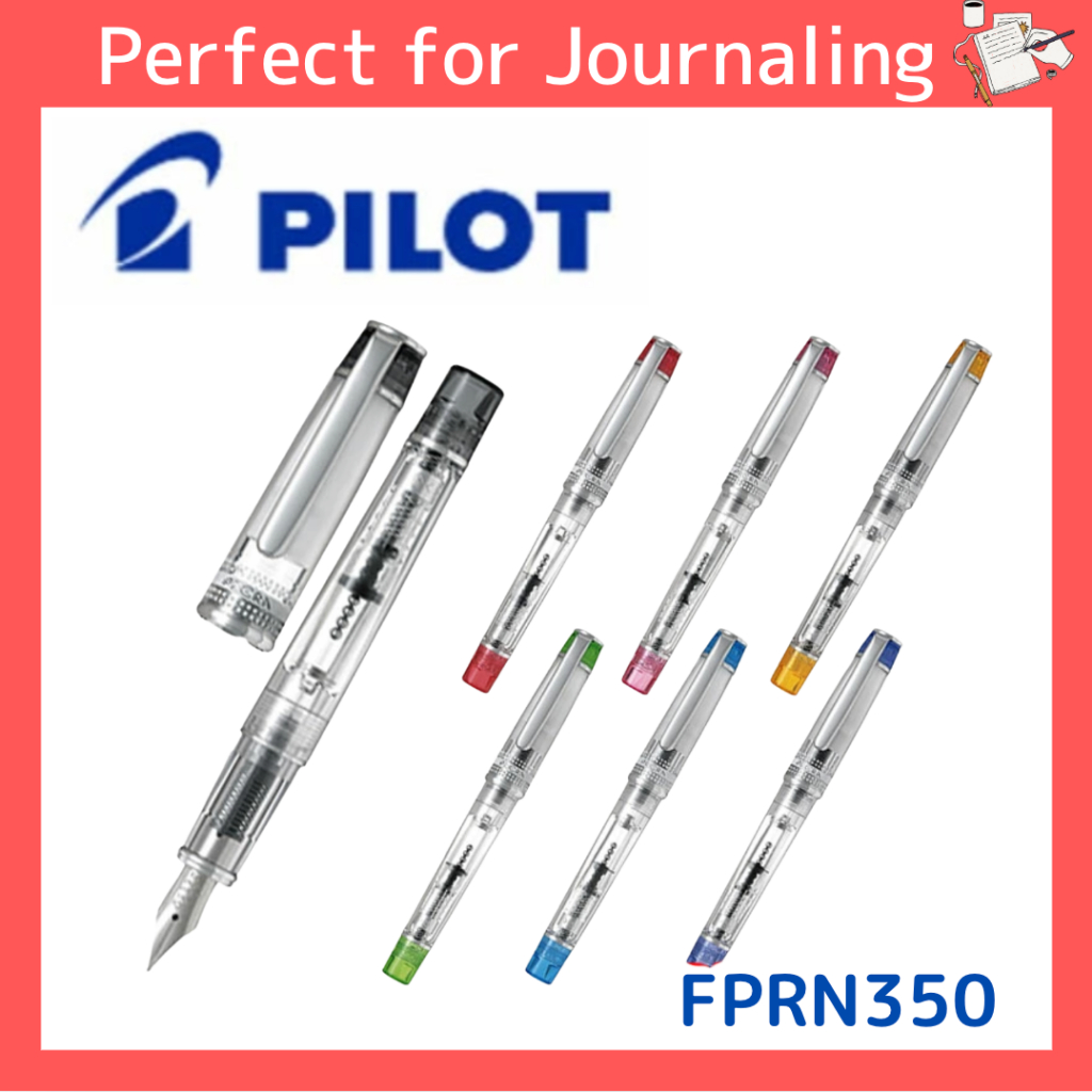 PILOT Decimo Series Transparent Fountain Pen Collection FPRN350 ...