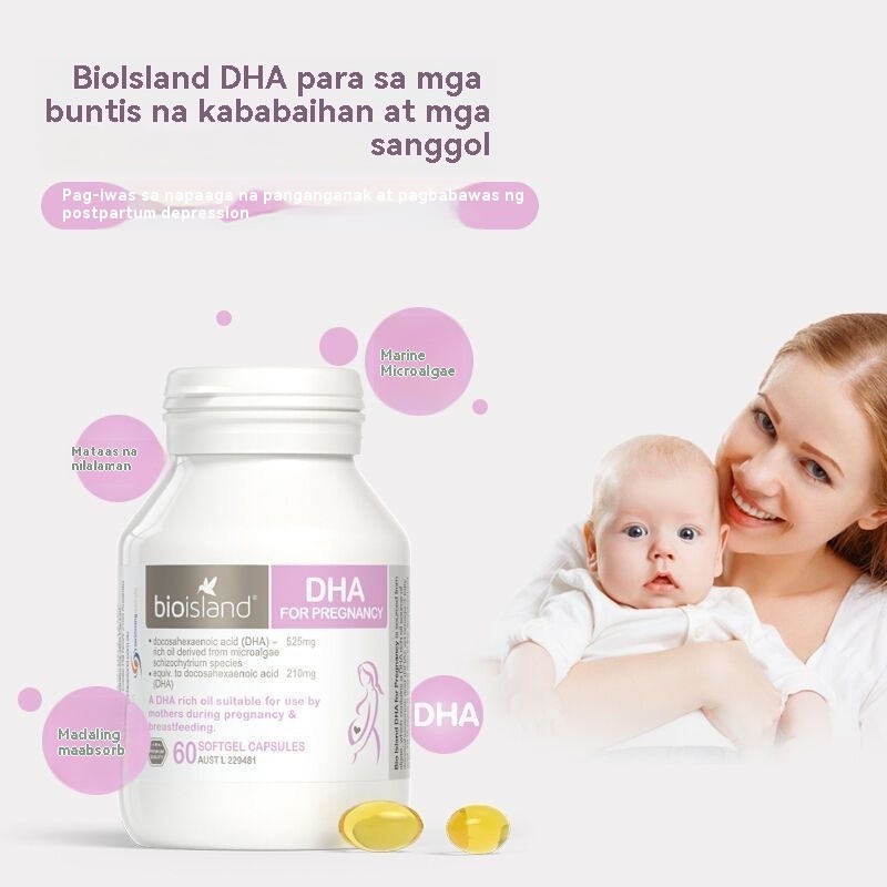 Bio Island DHA for Pregnancy 60 Softgel Capsules-PDD | Shopee Philippines