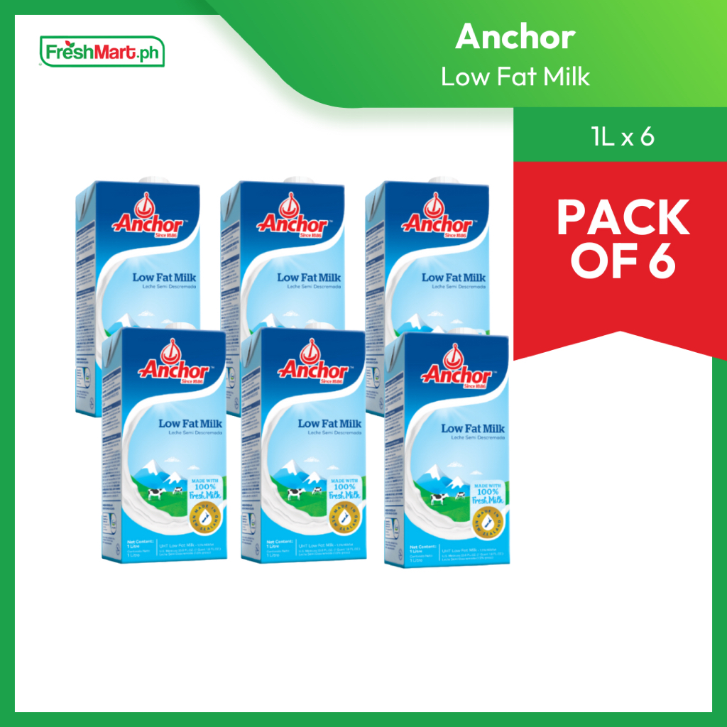 Anchor UHT Milk 1L - Set of 6s | Shopee Philippines
