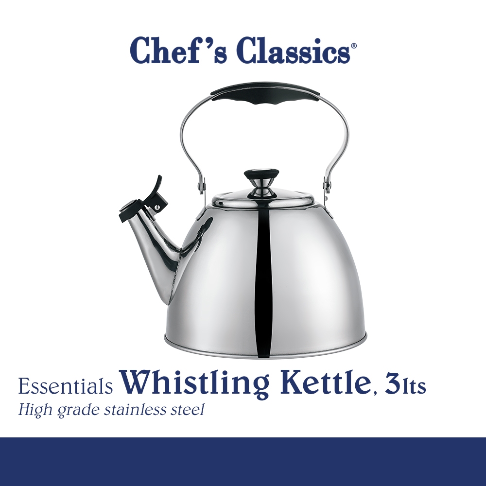 Chef's Classics Essentials Stainless Steel Whistling Kettle, 3lts ...