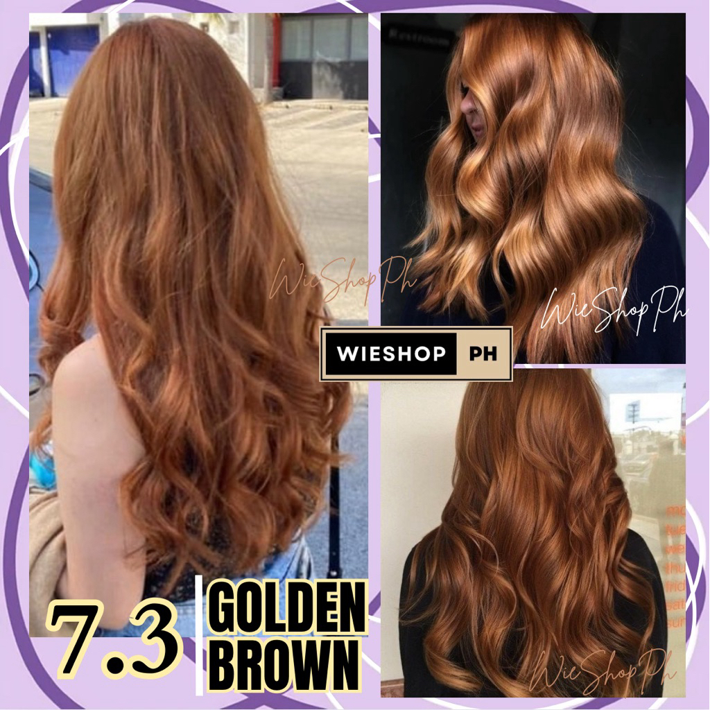 Bremod 7.3 Golden Brown Hair Color set with oxidizer 100ml Hair ...
