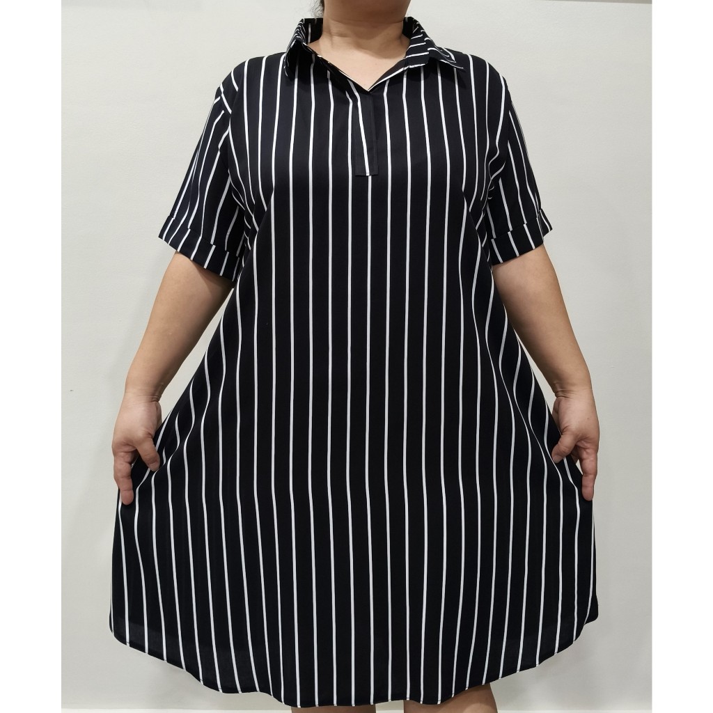 Bella Polo Dress for Plus Size, 3D Graphic Prints for XL to 3XL ...