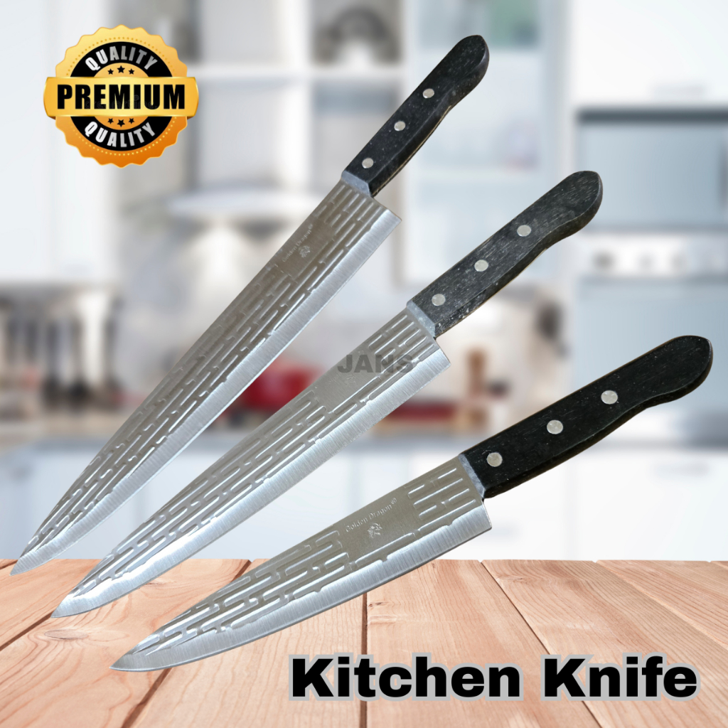 Kitchen Knife Kutsilyo Pang balat Heavy Duty Stainless Steel | Shopee ...