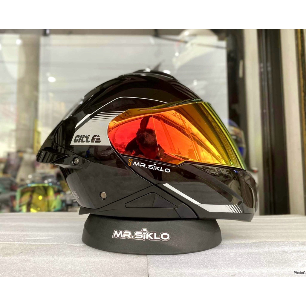 GILLE AF10 Orion Modular Helmet Revo Lens Dual Visor | Shopee Philippines