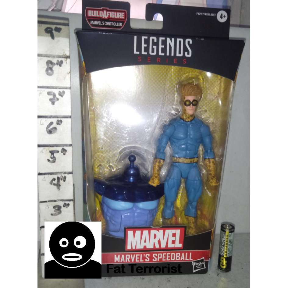 FT ML Marvel Legends Speedball with BAF MISB 1:12 6" | Shopee Philippines