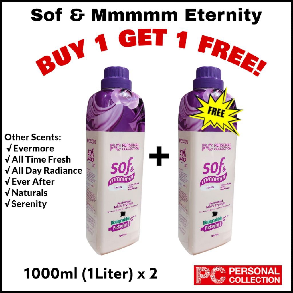 Sof & Mmmmm Fabric Conditioner 1000ml & Other Personal Collection ...