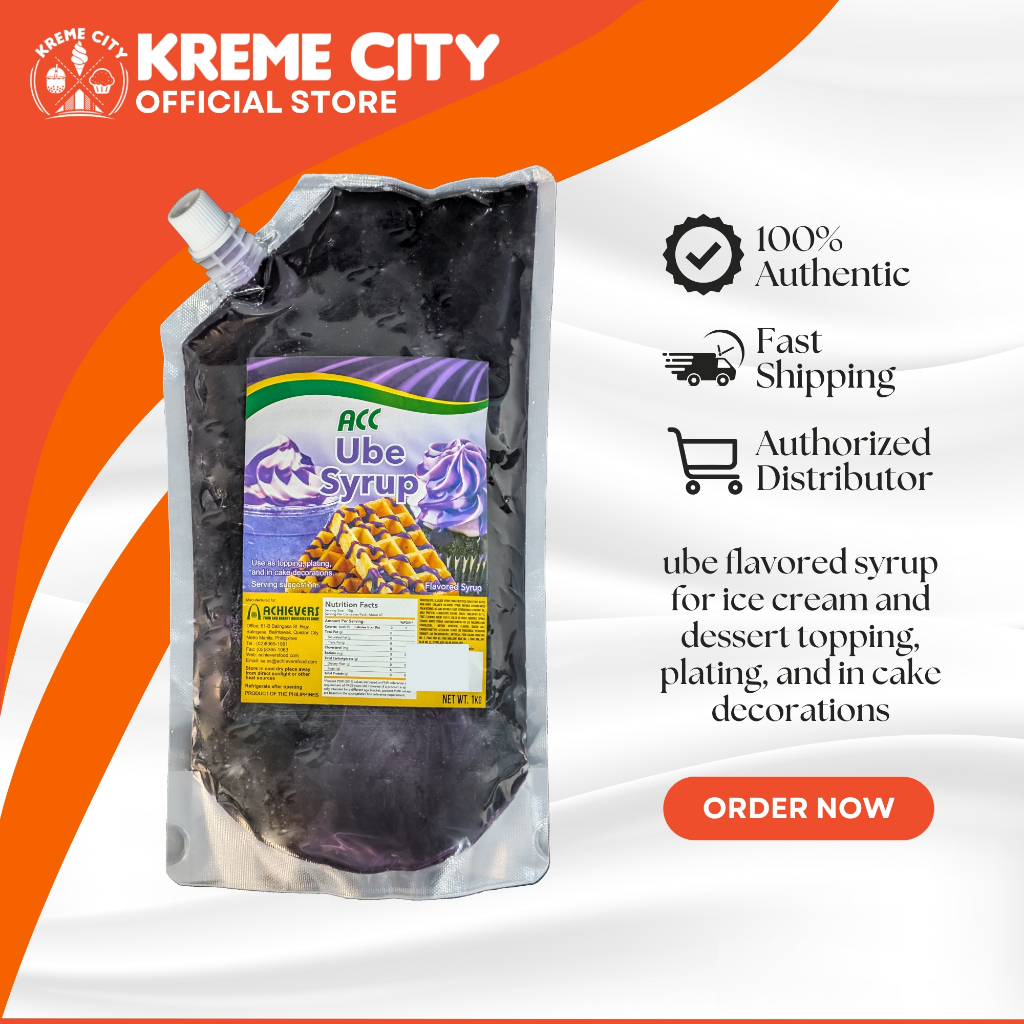Achievers ACC Ube Syrup 1kg | Shopee Philippines