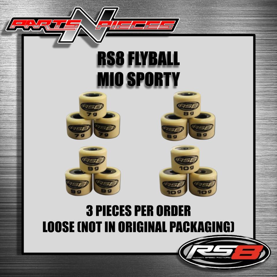 RS8 FLYBALL ROLLERS MIO SPORTY (3 PIECES) | Shopee Philippines