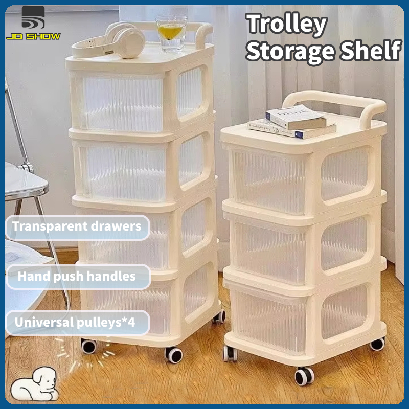 Trolley Storage Shelf Drawer Cabinet Stroller With wheels Cabinet ...