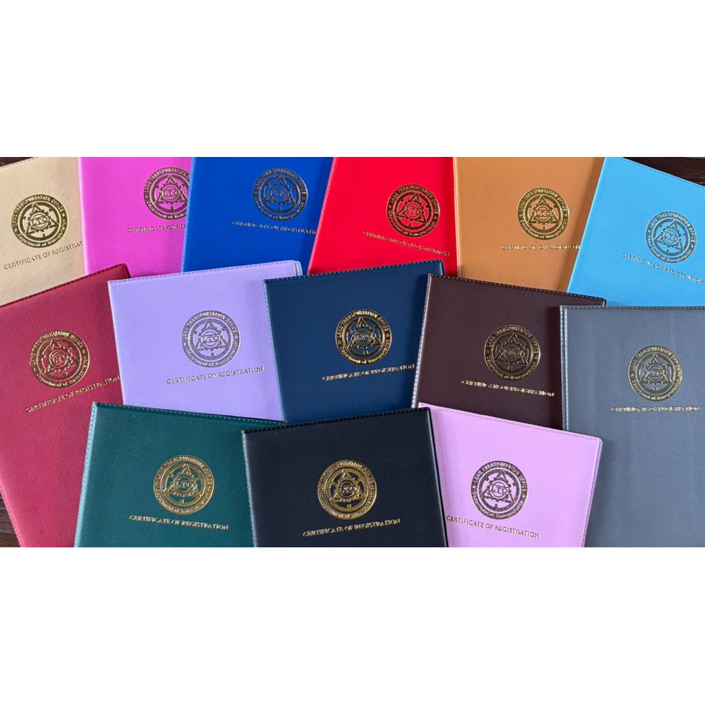 Document Holder for OLD ORCR and NEW A4 Size ORCR Embossed with Gold ...