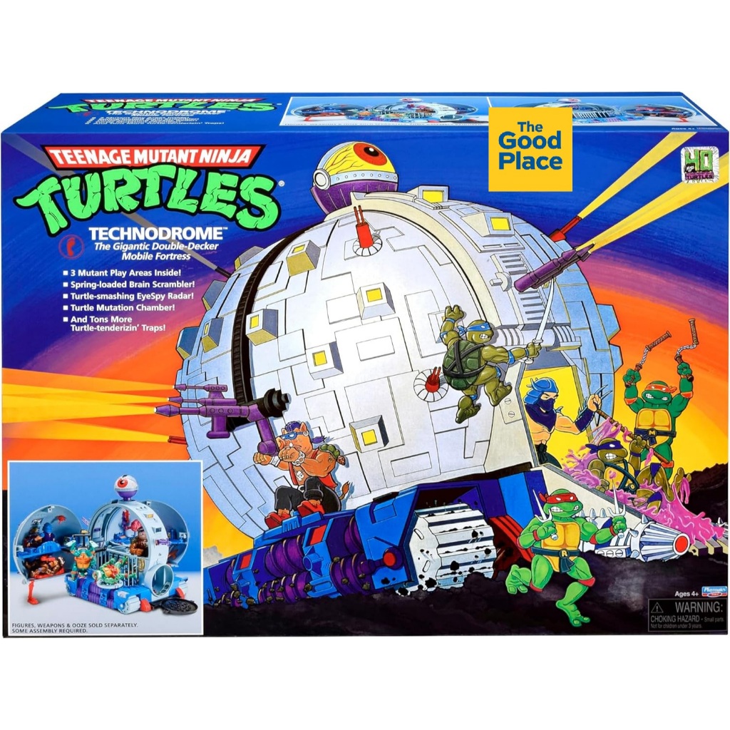 PLAYMATES Teenage Mutant Ninja Turtles Classic Technodrome Reissue 14 ...