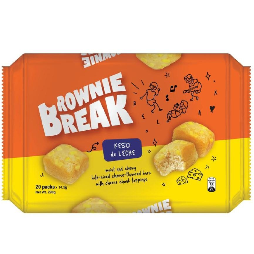 Brownie Break Biscuits Keso DeLeche 14.5gx20s | Shopee Philippines