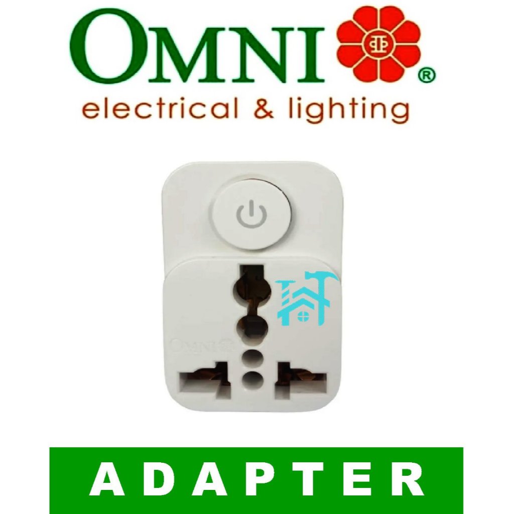 OMNI UNIVERSAL ADAPTER WITH SWITCH SOCKET OUTLET WUS-102 | Shopee ...