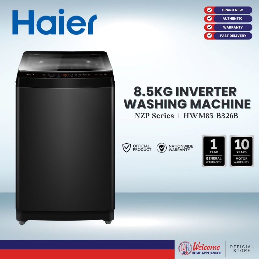 Haier 8.5 kg Inverter Fully Automatic Top Load Washing Machine Near ...