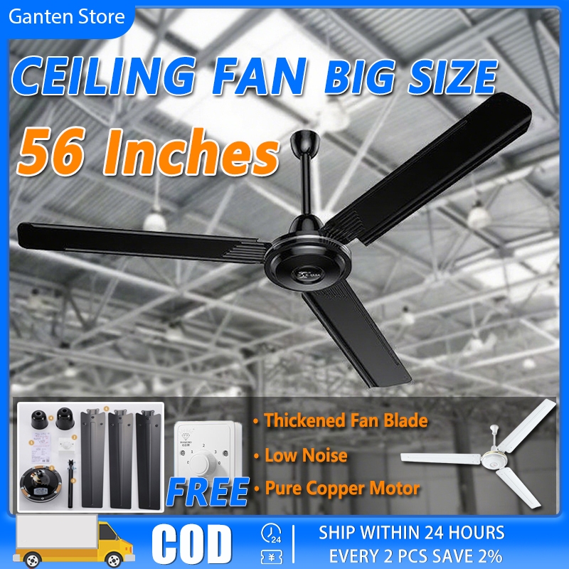 Ceiling Fan 56 Inches Big Size Inverter Powerful Ceiling Fan Heavy Duty ...