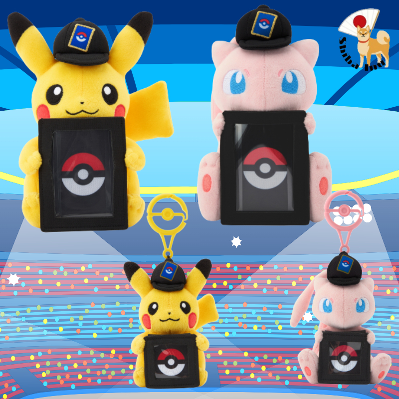 Pokémon Card Game Plush Card Stand Mascot Pikachu Mew Pokemon Center ...