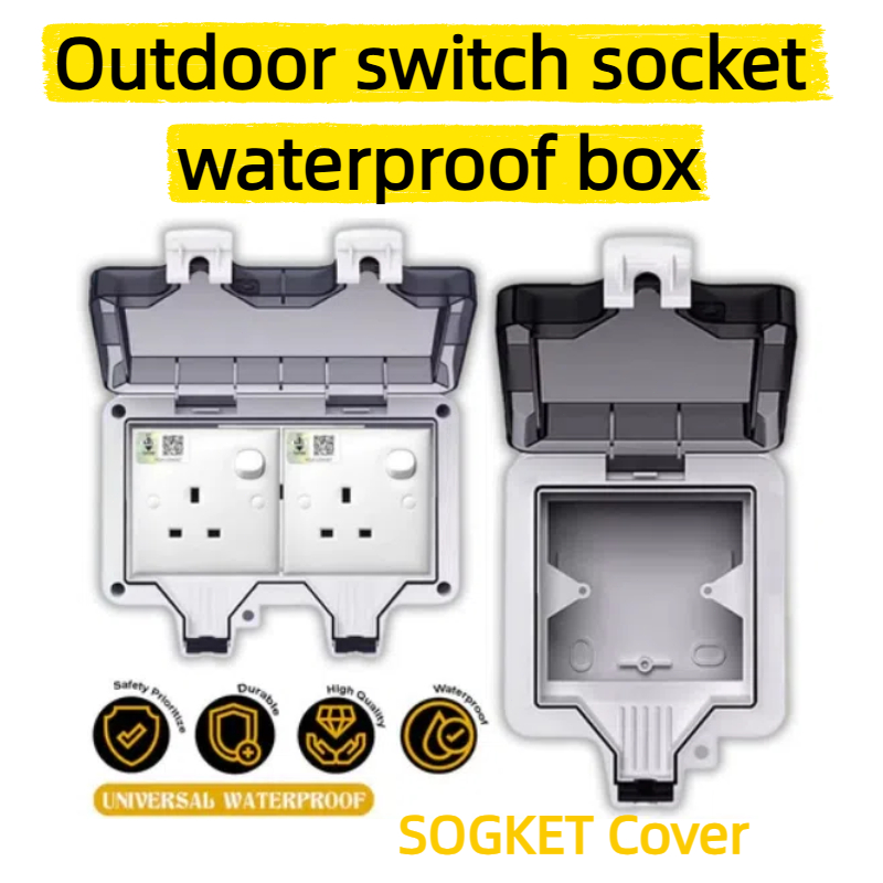 IP66 Waterproof Outdoor Wall Socket Weatherproof Socket Switch With ...