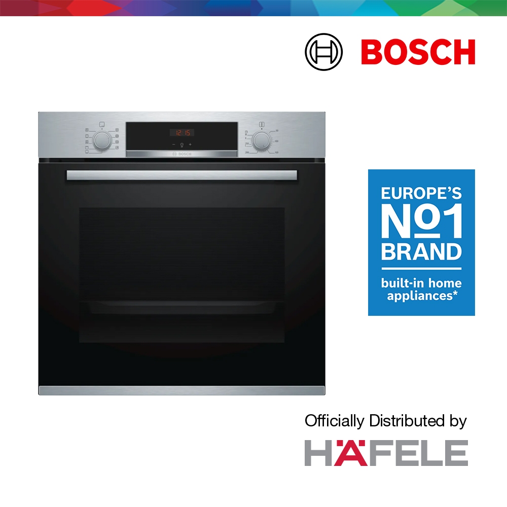 Bosch HBA534BS0A Series 4 Built-in Oven 60 x 60 cm Stainless Steel ...