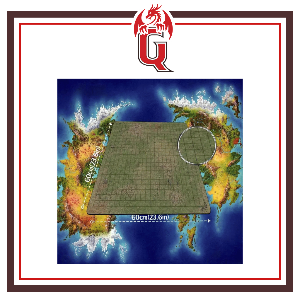 Battle Mats - Grassland Adventure Grid / Dungeons and Dragons / PF2E ...