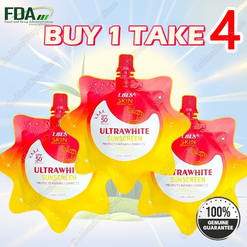 【BUY 1 TAKE 4】LBLS Hikari Ultra White Sunscreen Whitening essential ...