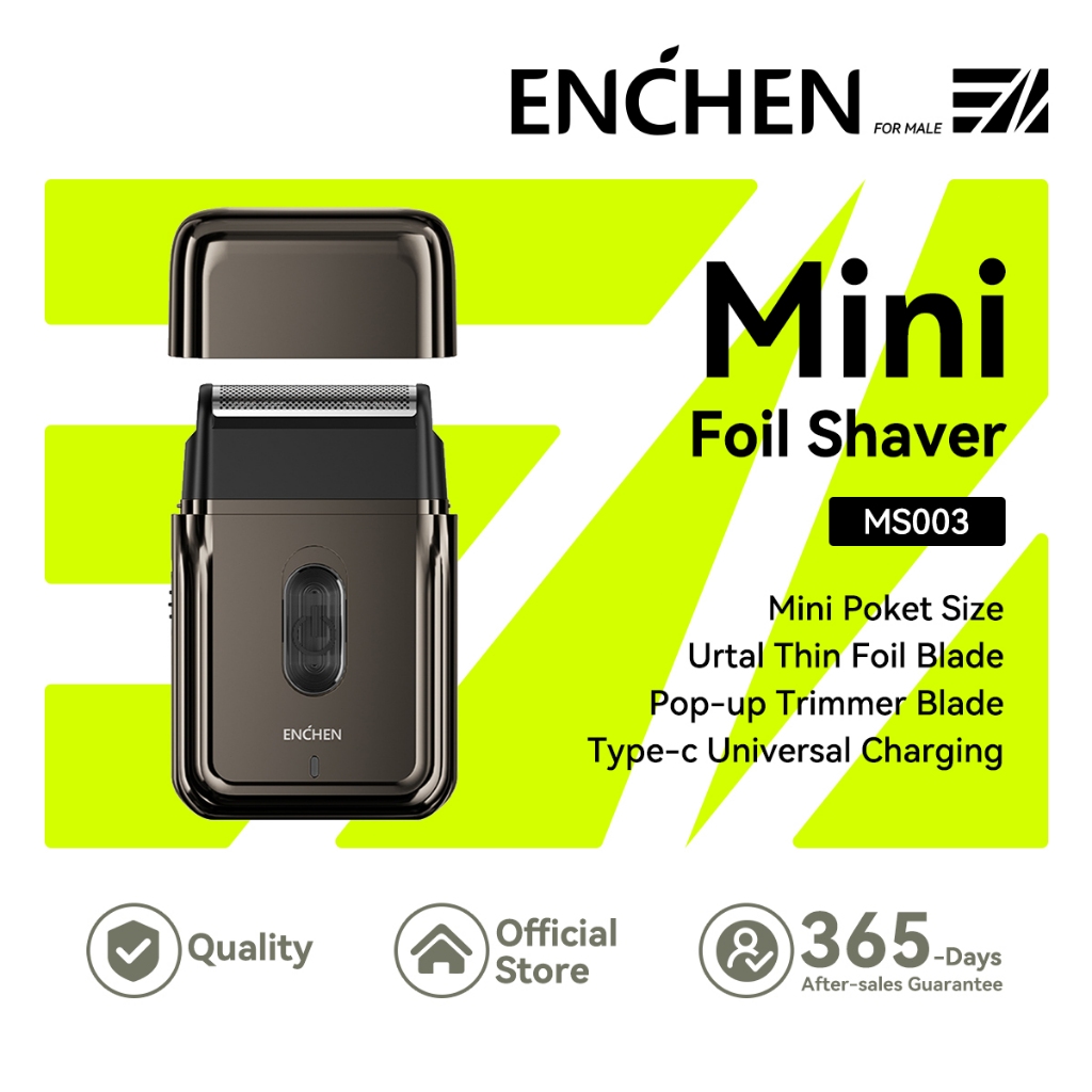 ENCHEN Portable Mini Shaver MS003 Compact for Travel Eelectric ...