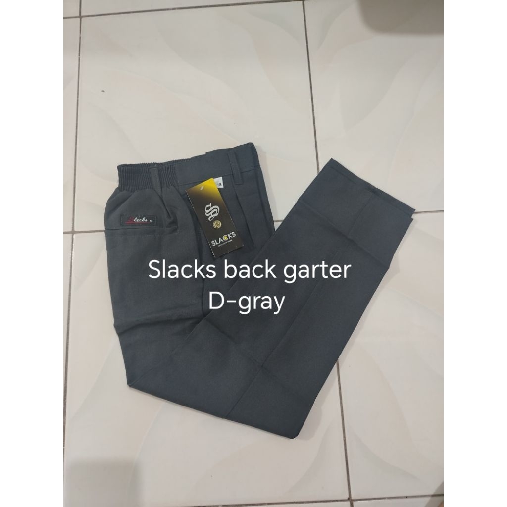 SLACKS BACK GARTER FOR KIDS(BLACK, KHAKI, N.BLUE, D-GRAY) | Shopee ...