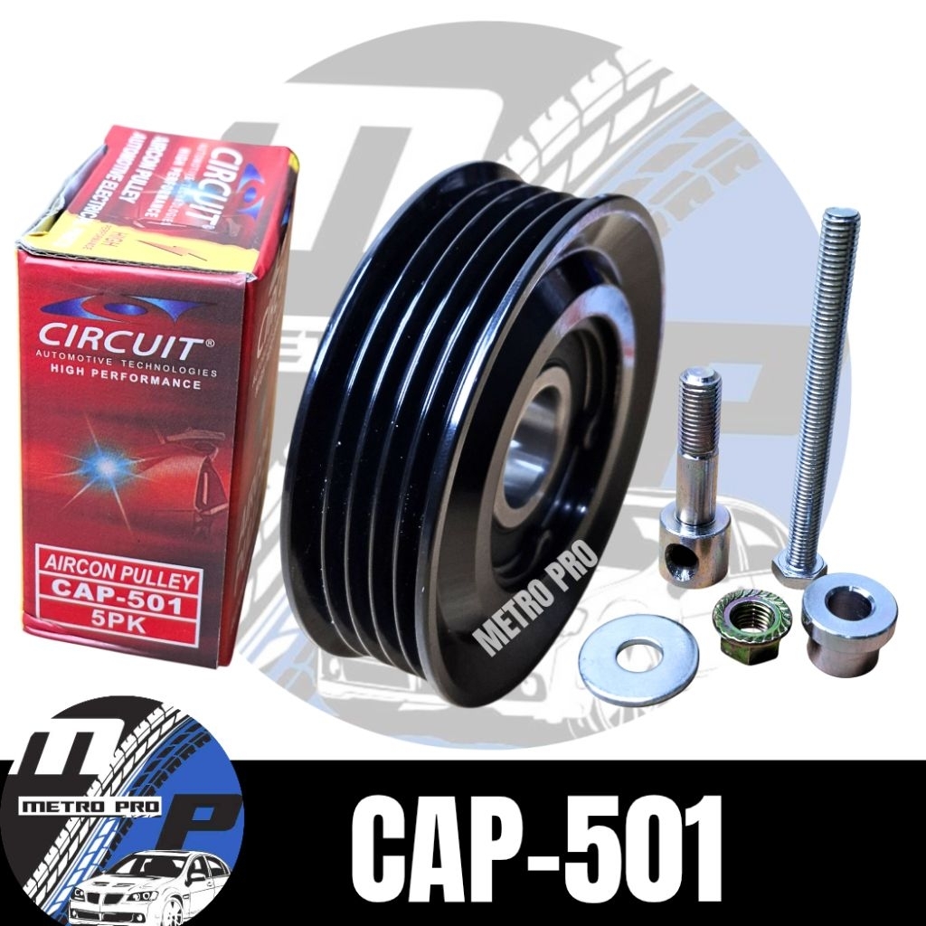 CIRCUIT Aircon Pulley(CAP-501)5PK Type With Bolt High Performance Made ...