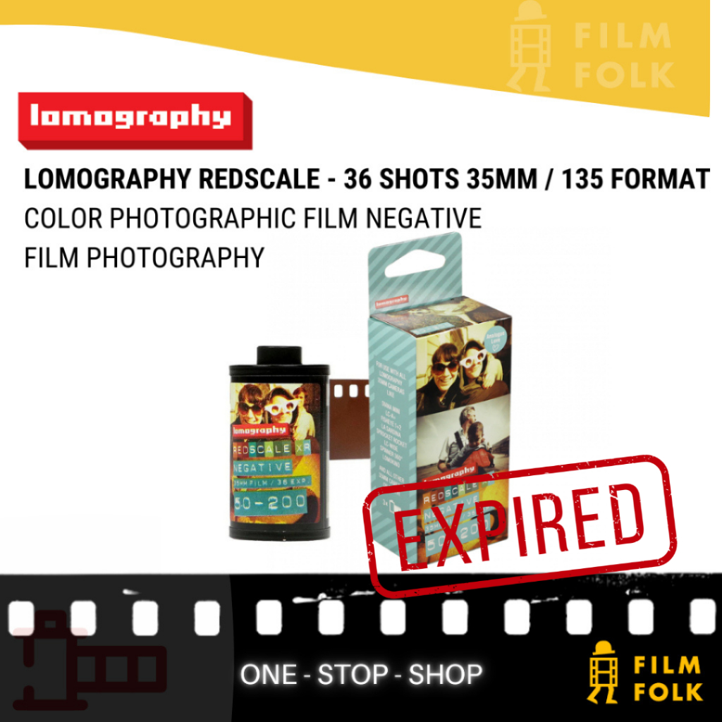 LOMOGRAPHY REDSCALE XR ISO 50-200 - 135/35mm COLOR PHOTOGRAPHIC FILM ...