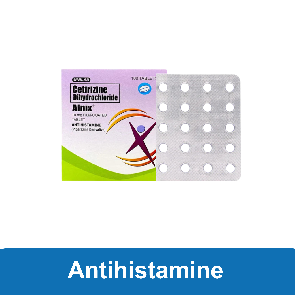 Alnix Cetirizine Tablet Antihistamine l Anti-Allergy 5pcs | Shopee ...