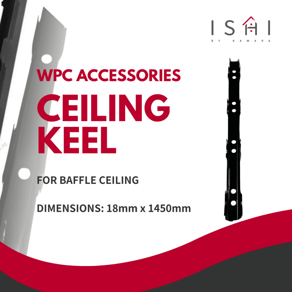 ISHI Ceiling Keel l Baffle Ceiling Accessories 18mm x 1450mm | Shopee ...