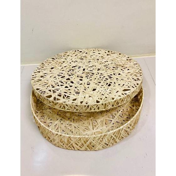 ACCENT RAFIA ROUND BOX (001) | Shopee Philippines