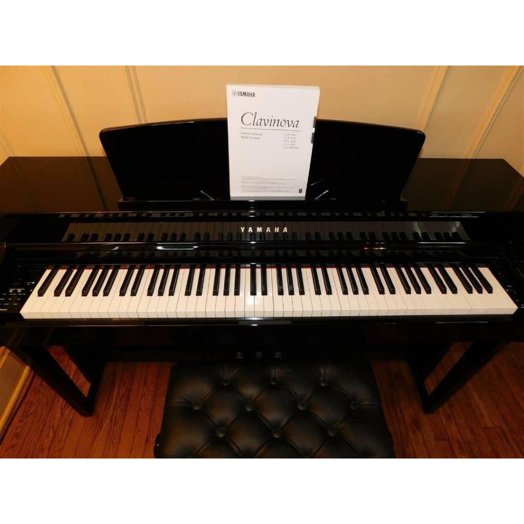 Brand New Yamaha Clavinova Digital Piano CLP-645 Polished Ebony | Shopee Philippines