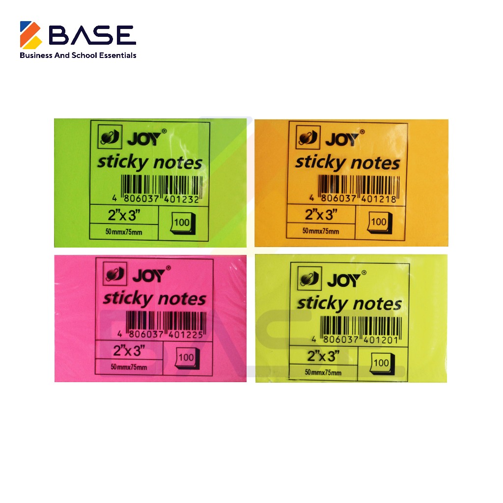 Joy Sticky Notes 2" x 3" | Shopee Philippines