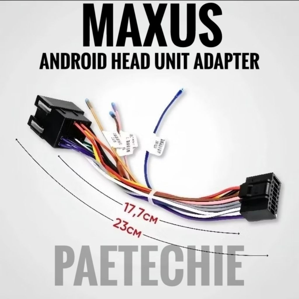 Maxus V80 Android 16pin Adapter Harness Head Unit Radio Car Stereo ...