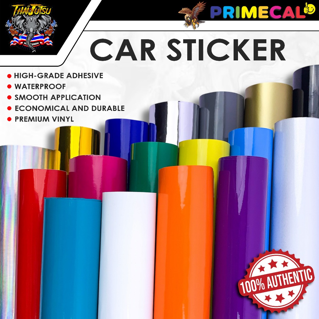 PRIMECAL VINYL CAR STICKER | AUTHENTIC VINYL WATERPROOF ...