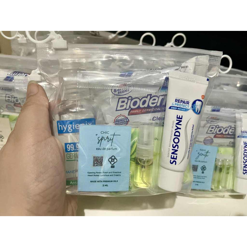 TSS Full Hygiene Kit | Travel size pouch | Shopee Philippines