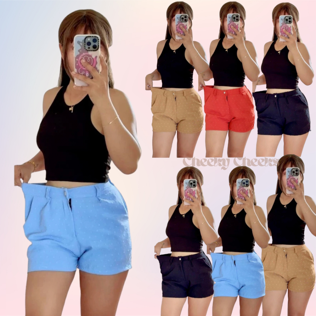 CC Swiss Dot Fabric Ladies Short with Pockets | Swissdot Sexy Shorts ...