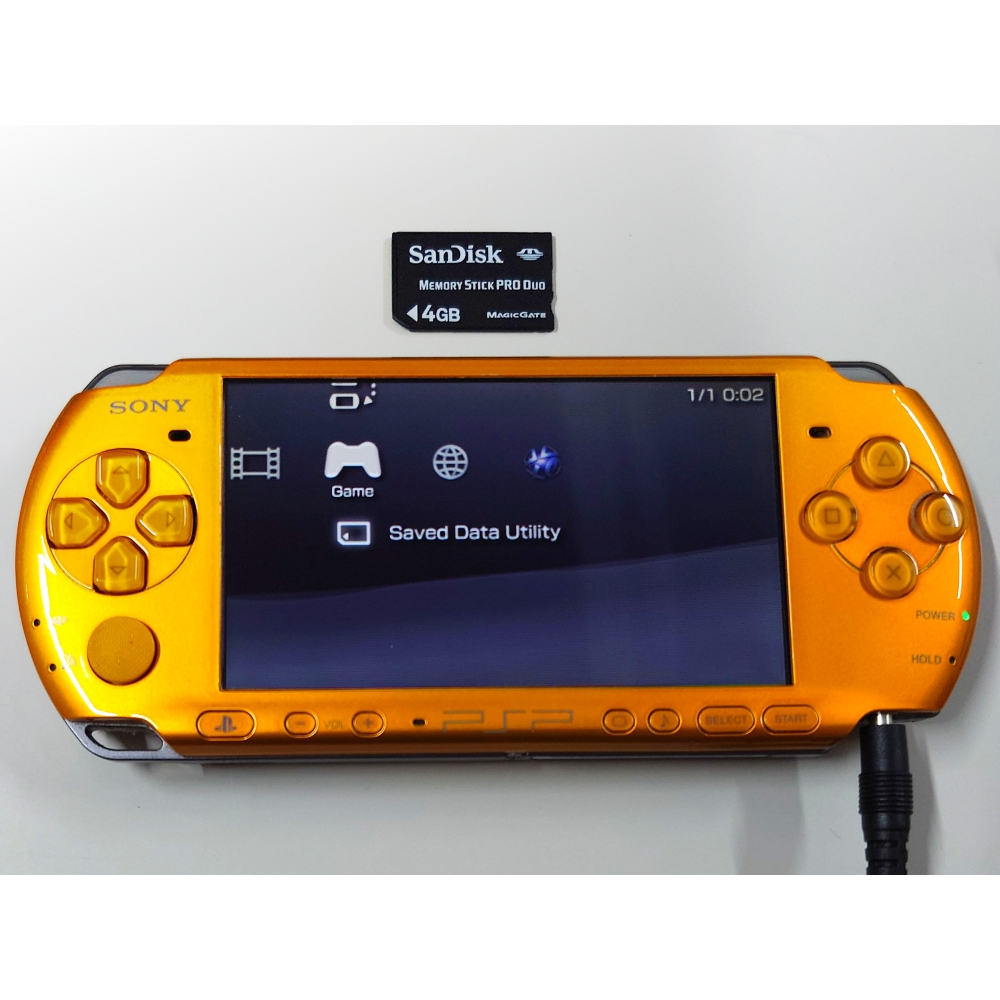 SONY PSP-3000 Bright Yellow FW6.36 original model without Battery from ...