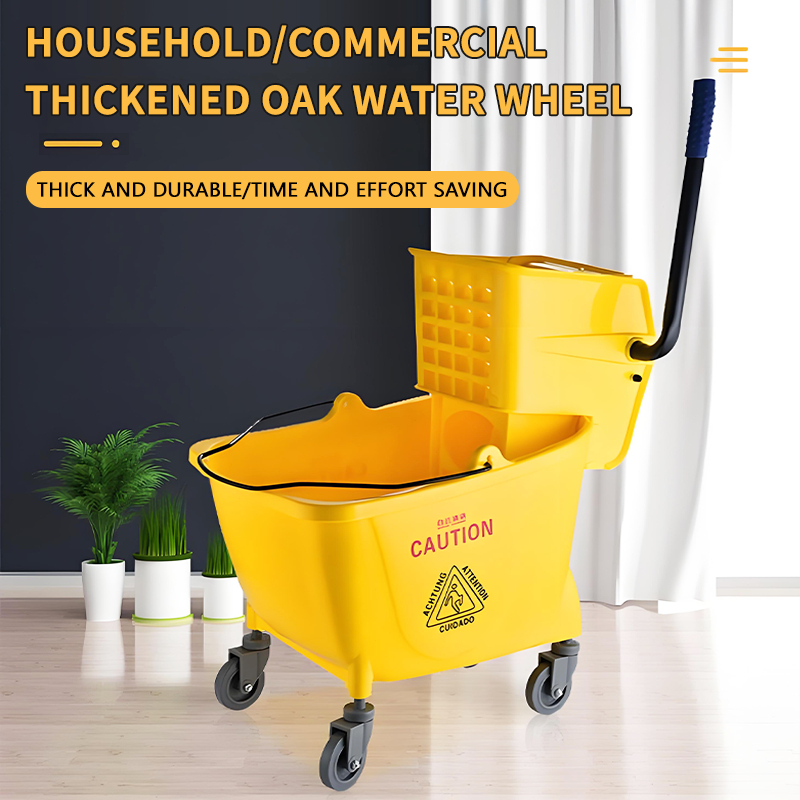 Mop bucket with squeezer for home office floor cleaning wringer tool ...