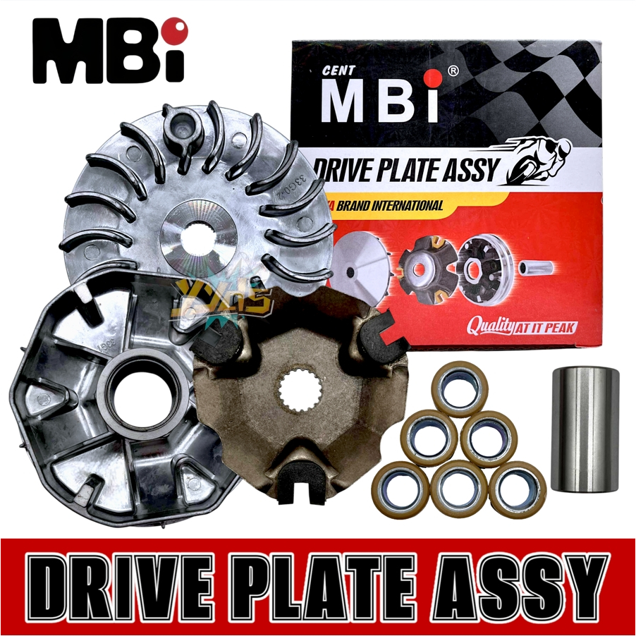 MBi DRIVE PLATE ASSY DRIVE FACE SET PULLEY SET ASSEMBLY NMAX/BEAT/MIO ...