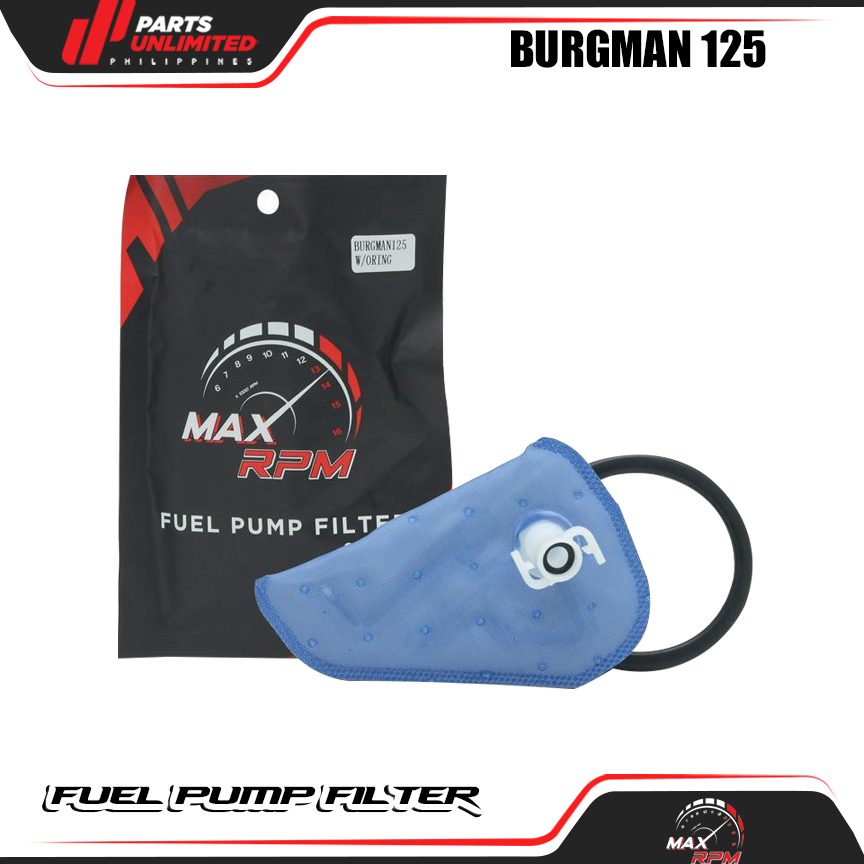 Max RPM Fuel Pump Filter w/ O-ring Suzuki Burgman Street 125 | Shopee ...