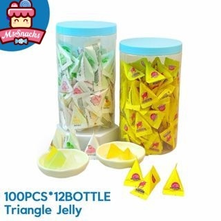【Ms snack】100pcs/Konjac jelly/mixed jelly/triangular jelly | Shopee ...