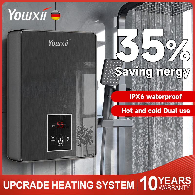 Yowxii Water Heater Electric 220V Electric Instant Hot Water Heater ...