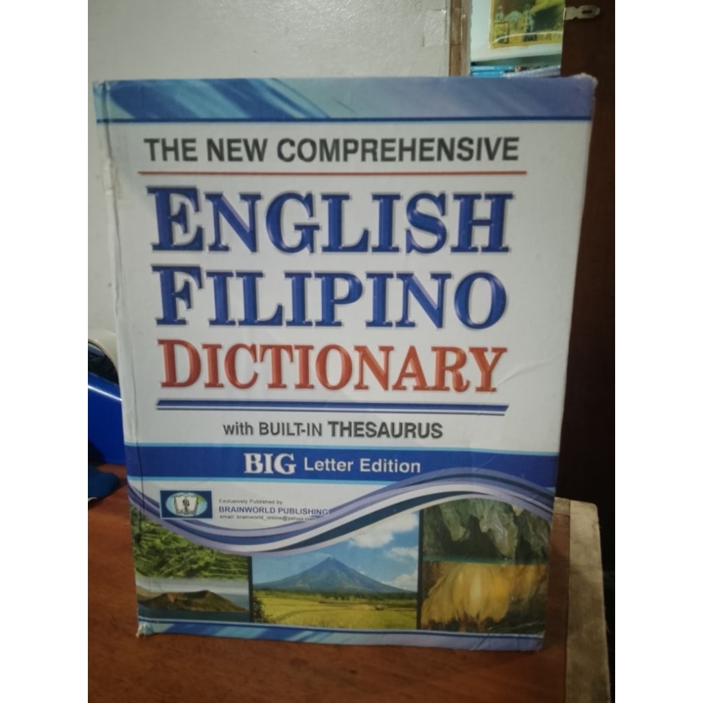 THE NEW COMPREHENSIVE ENGLISH FILIPINO DICTIONARY WITH BUILD-IN ...