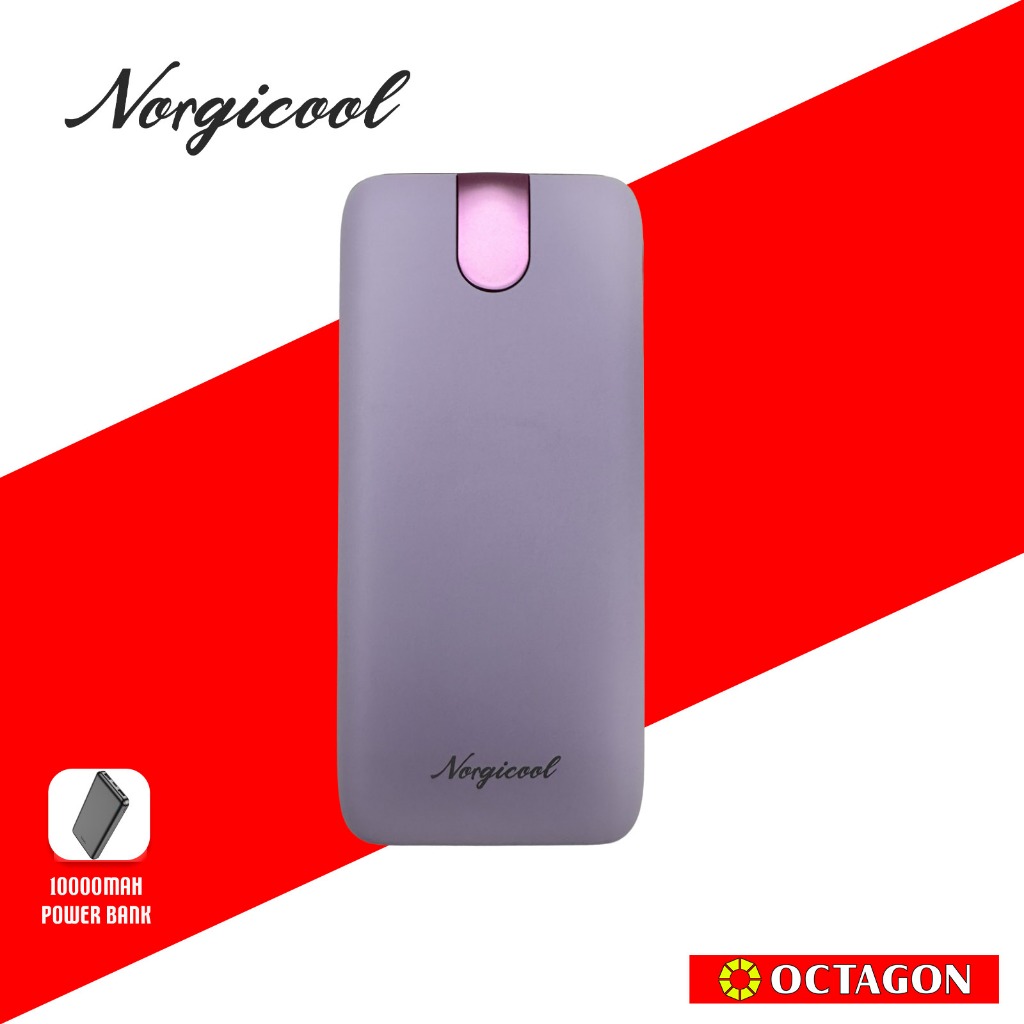 NORGICOOL NP026-PL PD20W 10000MAH W/ TYPE C AND LIGHTNING POWER BANK ...